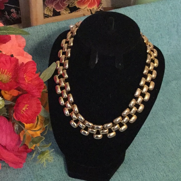 Vintage | Jewelry | 6s Vintage Pep Gold Tone Link Choker | Poshmark